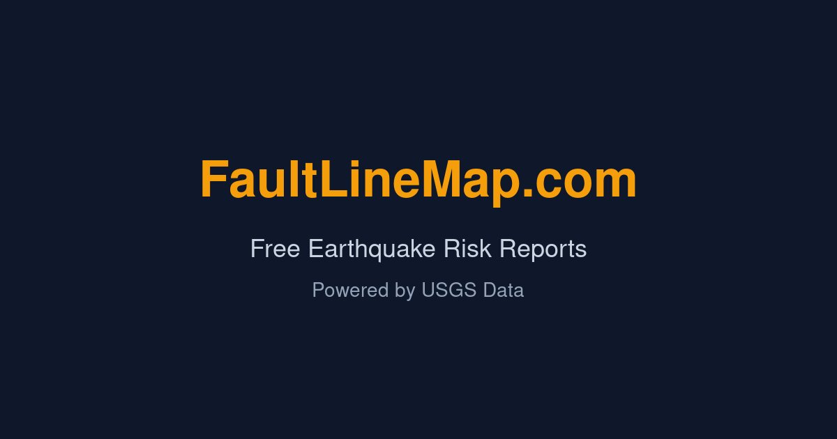 Kansas Earthquake Risk Map | FaultLineMap